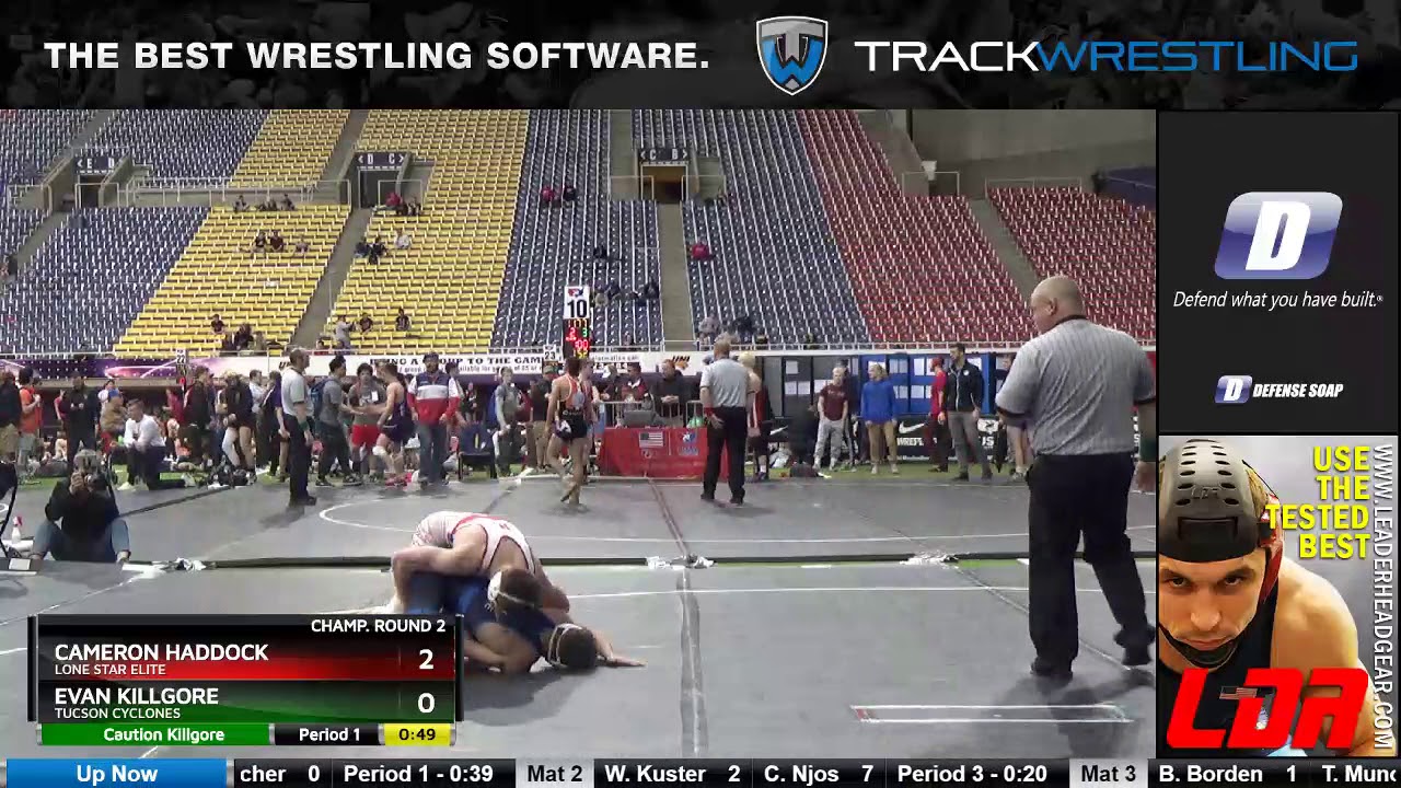 Junior 152 Evan Killgore Tucson Cyclones Vs Cameron Haddock Lone Star ...