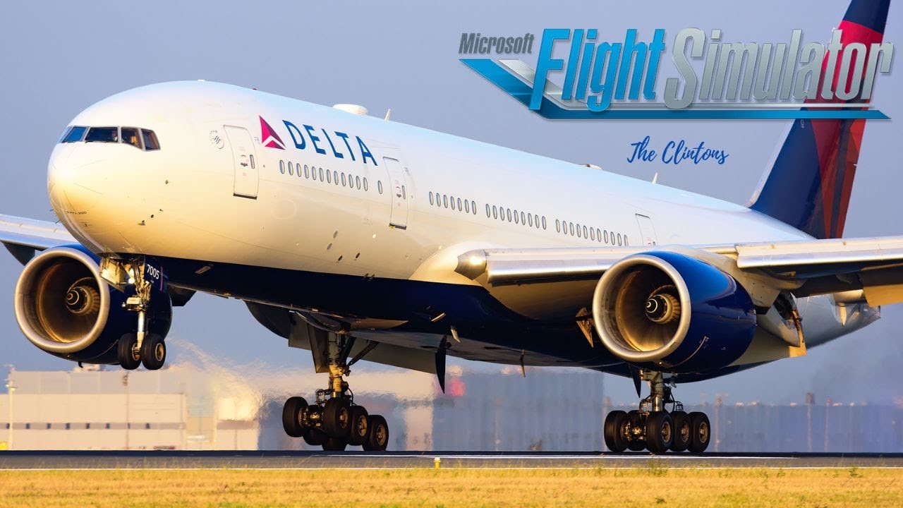 Delta 777-300ER Full Flight! | Orlando Los Angeles | A Microsoft Flight ...