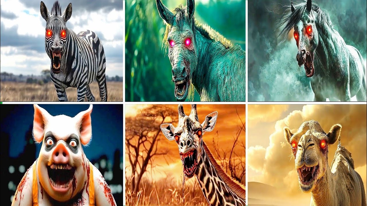 Zombie Zebras 🆚 Zombie Donkeys 🆚 Zombie Horse 🆚 Zombie Peppa Pig 🆚 ...