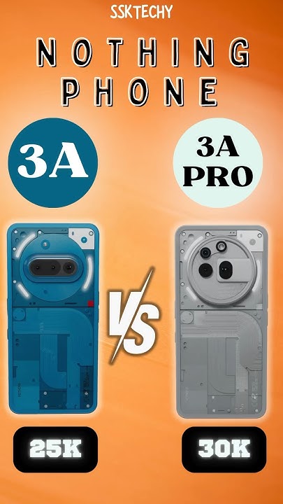 Nothing Phone 3A vs 3A Pro: ₹5K Difference Worth It? - YouTube