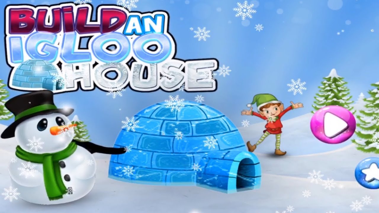 Build an Igloo House - Winter is Coming - Fun Games For Children - YouTube
