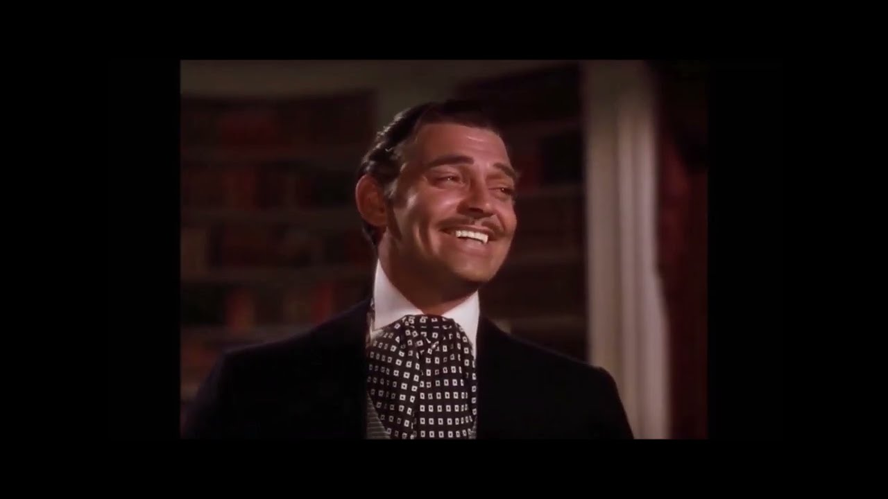 Rhett Butler and Scarlett O'Hara meet each other for the first time ...