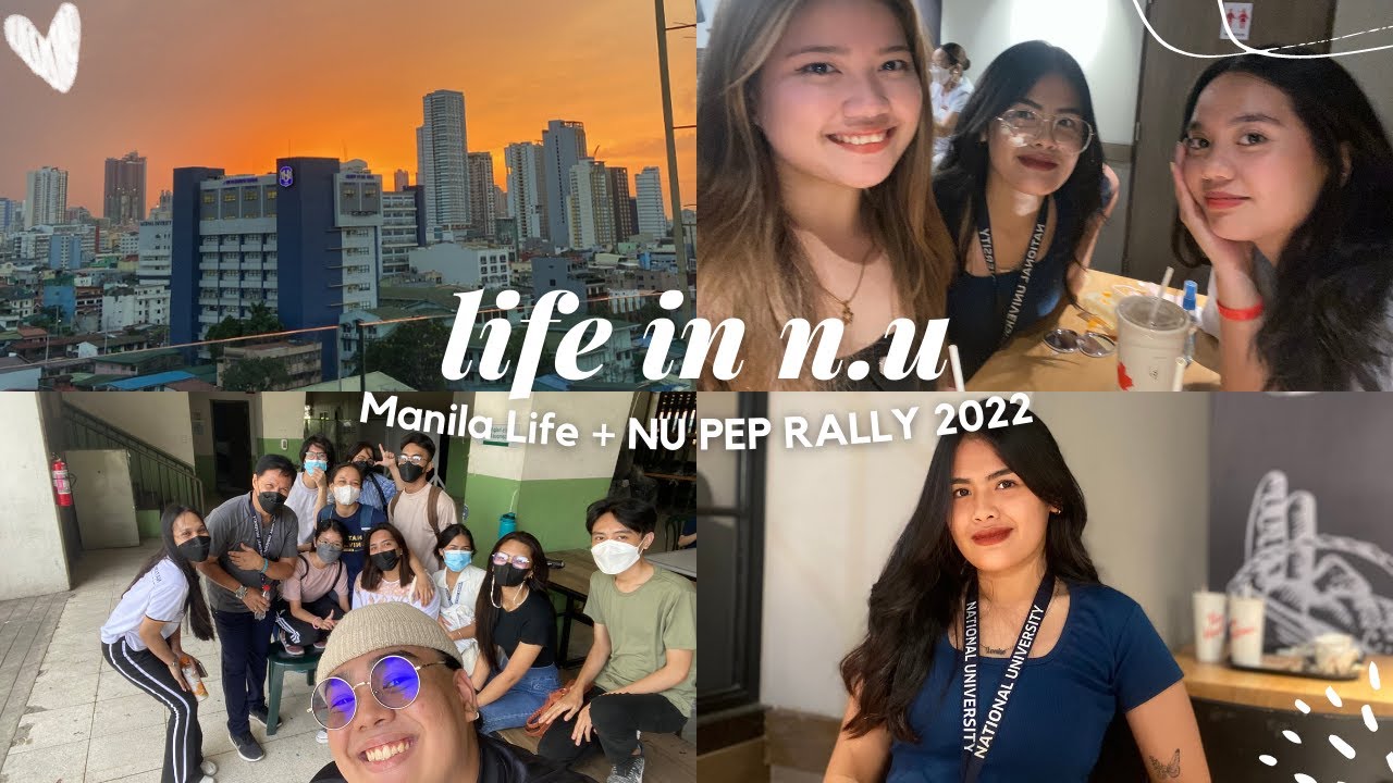 Life in NU 🐶 • Manila Life, NU PEP RALLY 2022! | Francine Dy - YouTube