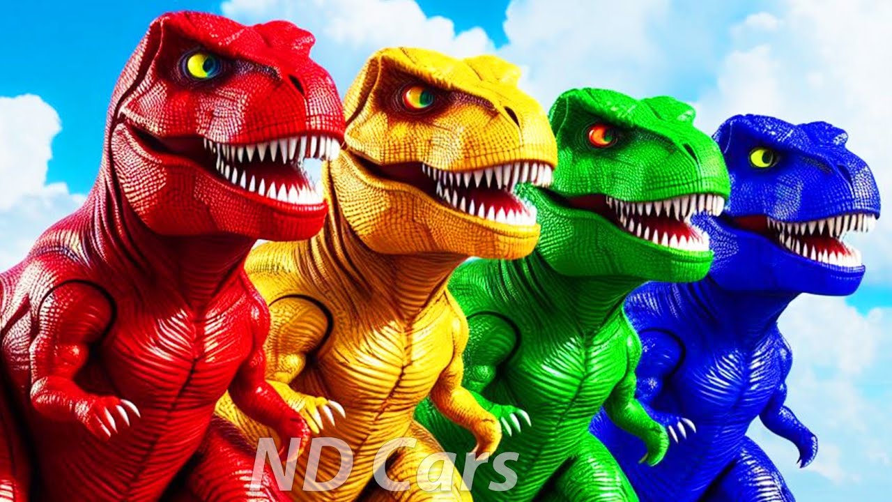 Avengers Team T-Rex SuperHero Dinosaurs Battle Jurassic World Evolution ...