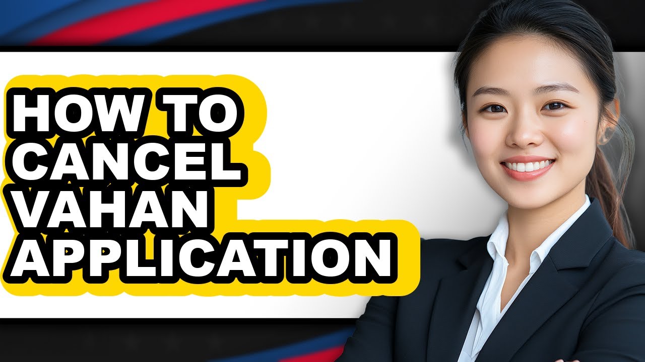 How to Cancel Vahan Application - Full Guide - YouTube