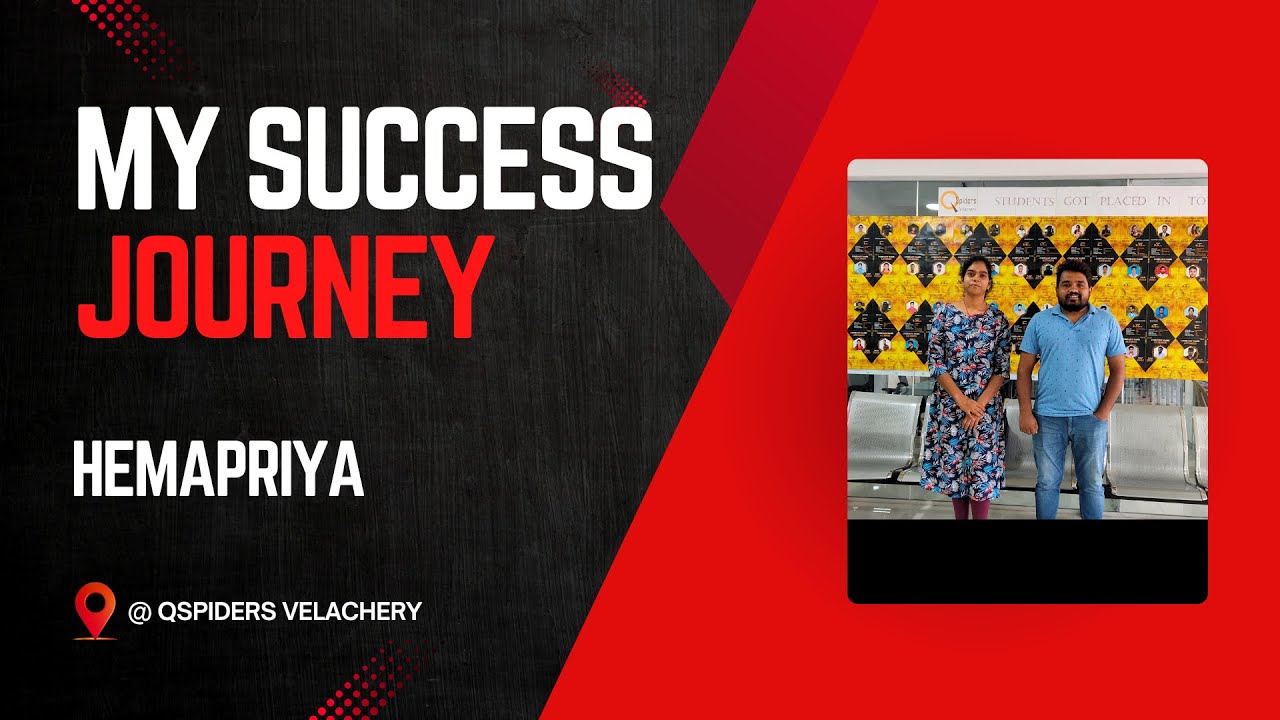 Congratulations, Hemapriya, for getting placed as a developer - YouTube