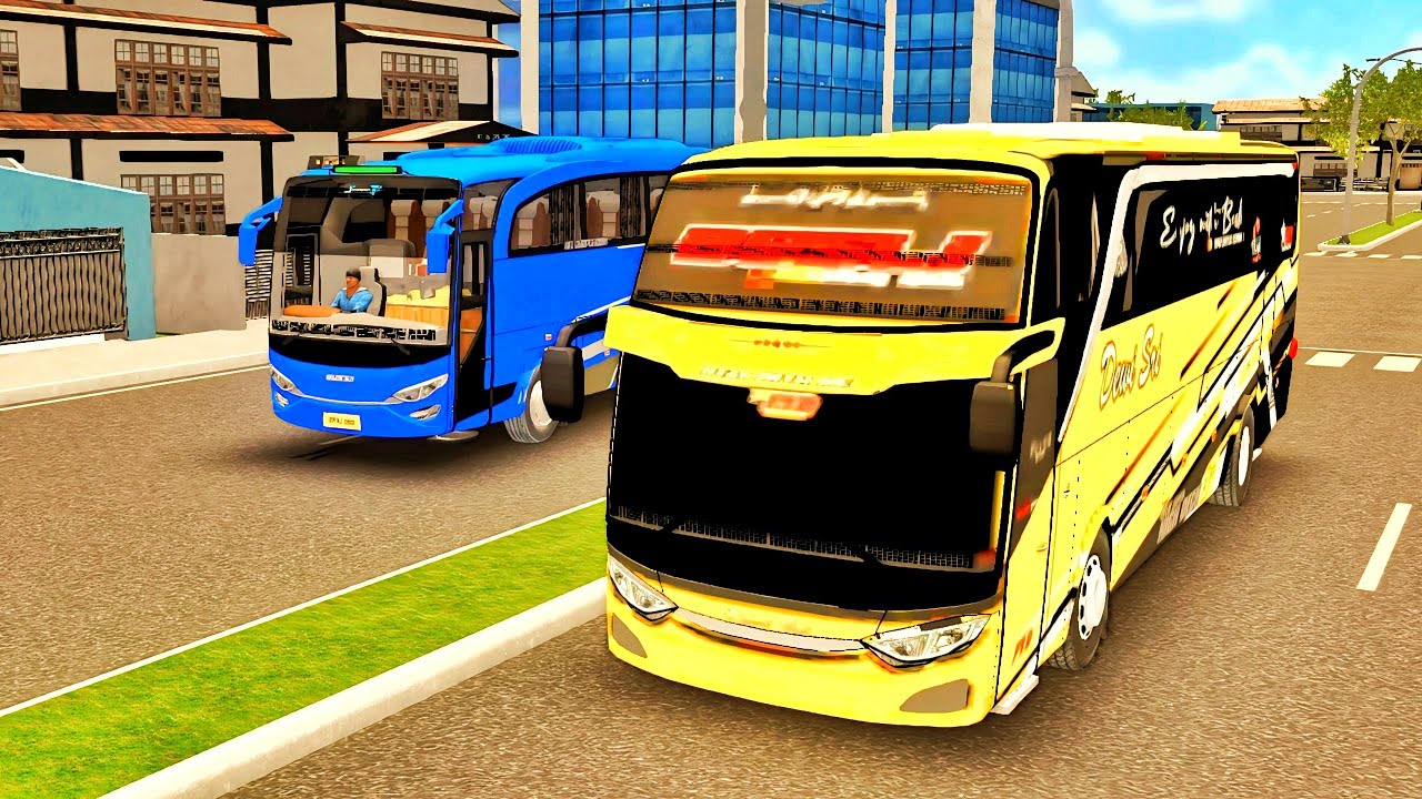 Bus Simulator X Multiplayer - Driving Through the City - YouTube