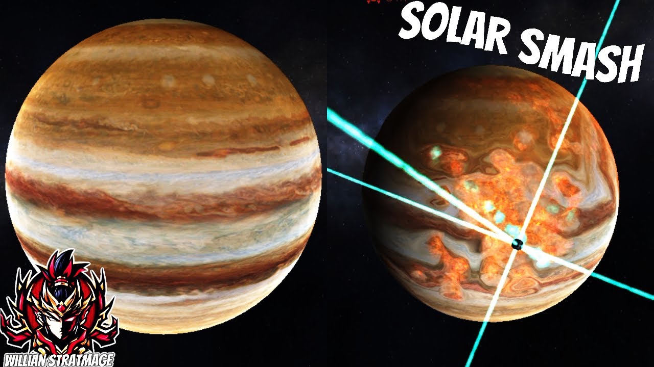 🌌 SOLAR SMASH: JÚPITER Y RAYOS LÁSER 💥🔭🔥 - YouTube