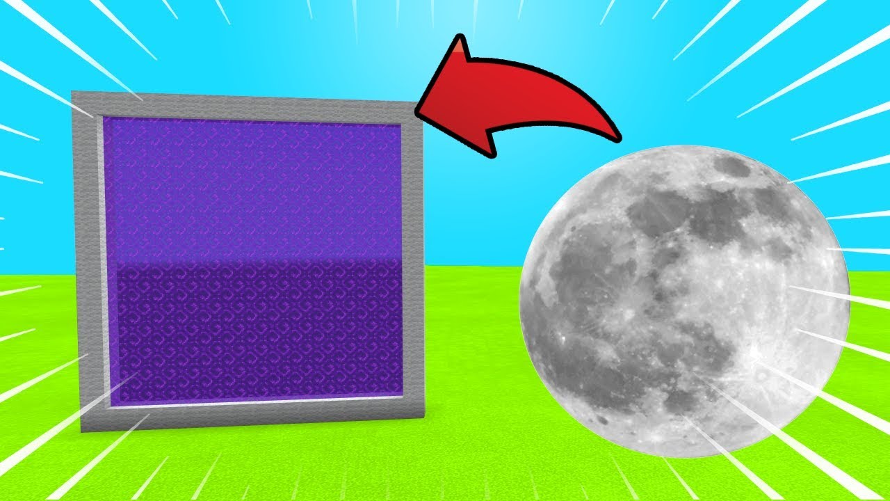 How to make portal to the moon - mattertoo