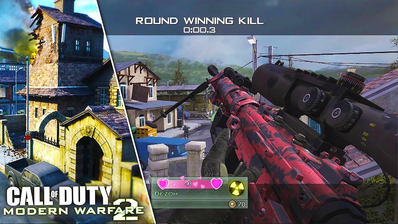 I HIT A MW2 TRICKSHOT ON A BO2 CUSTOM MAP! (IW4X Modded Trickshotting ...