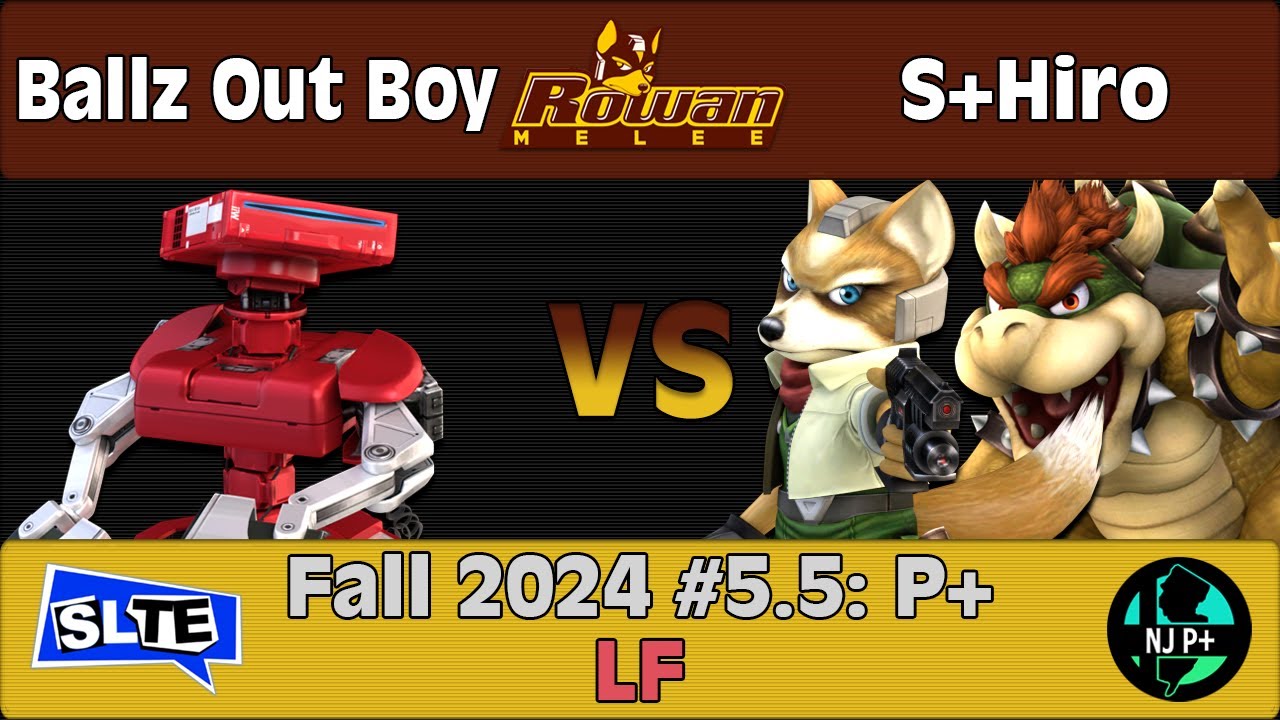 Rowan P+ Fall 2024 #5.5: Ballz Out Boy (ROB) Vs. S+Hiro (Fox, Bowser ...