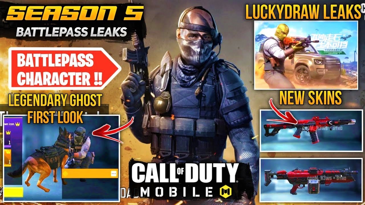 CODM SEASON 5 LEAKS 2021 | LEGENDARY GHOST SKIN CODM | CODM GHOST DOG ...