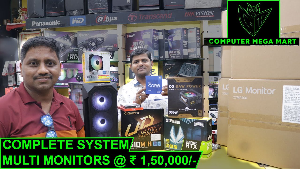 COMPLETE SYSTEM | MULTI MONITORS @ ₹ 1,50,000/- | Special Offer ...