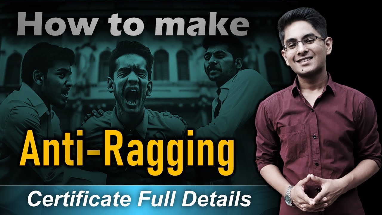 How to make Anti Ragging Affidavit - FULL DETAILS | Kisse Engineering ...