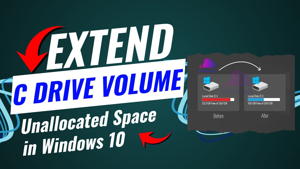 Fix Can’t Extend C Drive with Unallocated Space in Windows 10 - YouTube