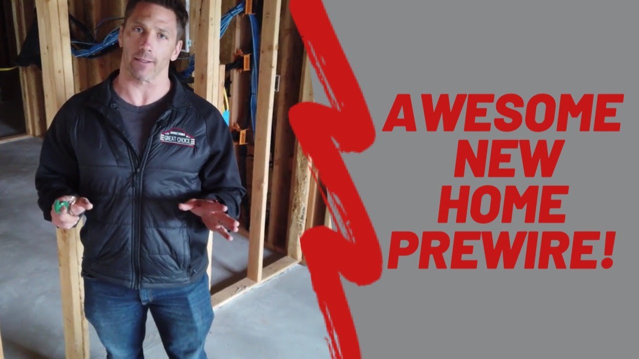 New Home Pre-wire! - This one is AMAZING! - YouTube