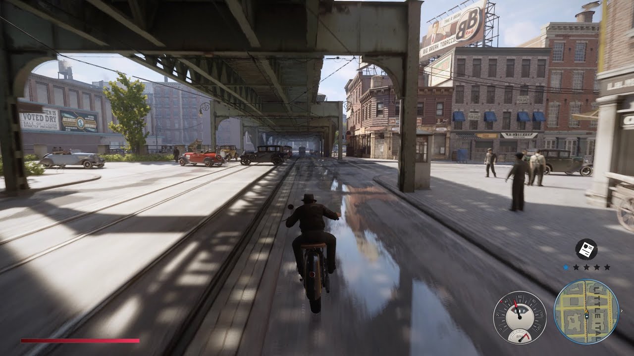 Mafia: Definitive Edition - Crusing Around Town On A Motorcycle - YouTube