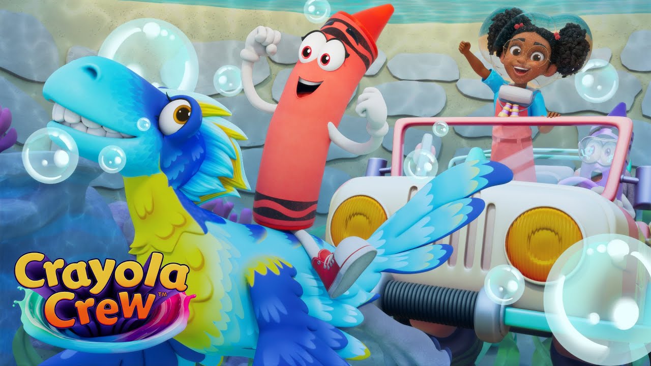 An Epic Dinosaur Adventure with Friends! | Crayola Crew | Fun ...