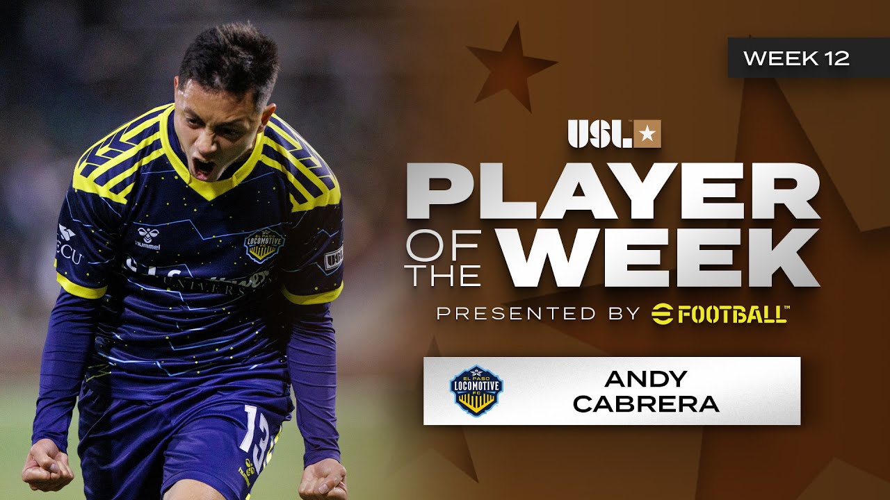 Staying 🔥 for Locomotive! | USL Championship Player of the Week - Andy Cabrera - YouTube