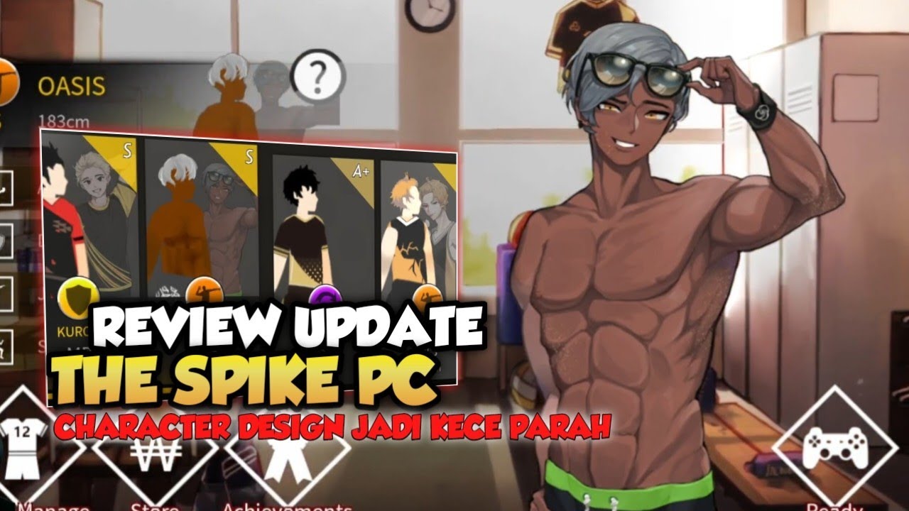 REVIEW UPDATE TERBARU THE SPIKE PC STEAM - UI & CHARACTER DESIGN JADI KECE PARAH - YouTube