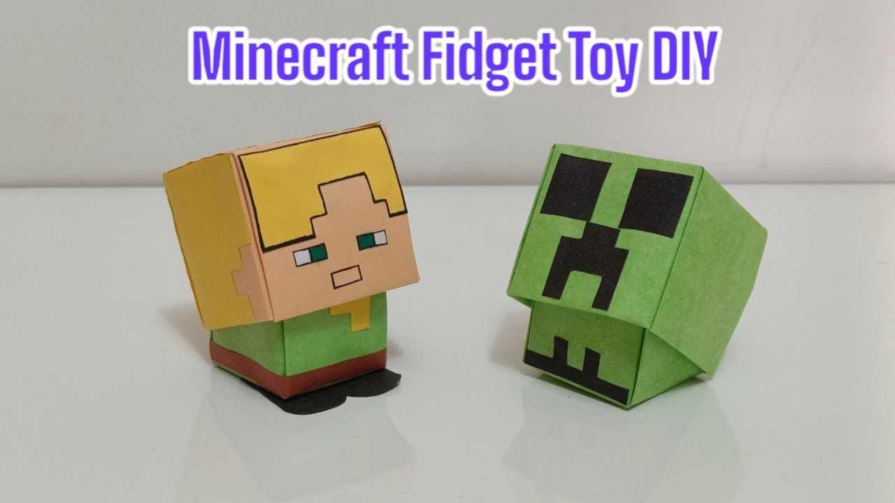 Amazing Minecraft Fidget Toy Paper Craft DIY | How to make Origami ...