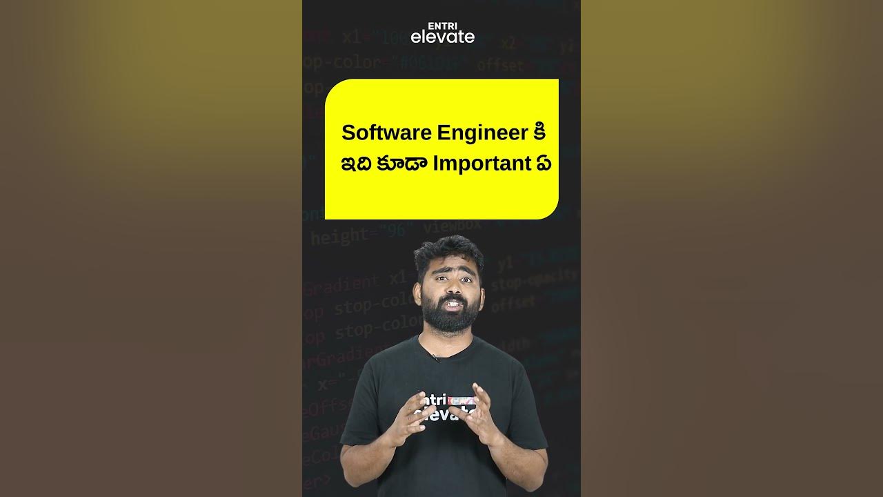 Skills for Software Engineer | Coding Jobs with Entri Elevate Telugu #shorts - YouTube