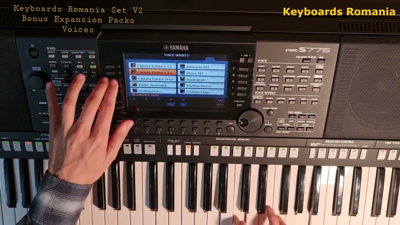 Yamaha PSR-SX Bonus for Set Keyboards Romania V2 - New Samples ...