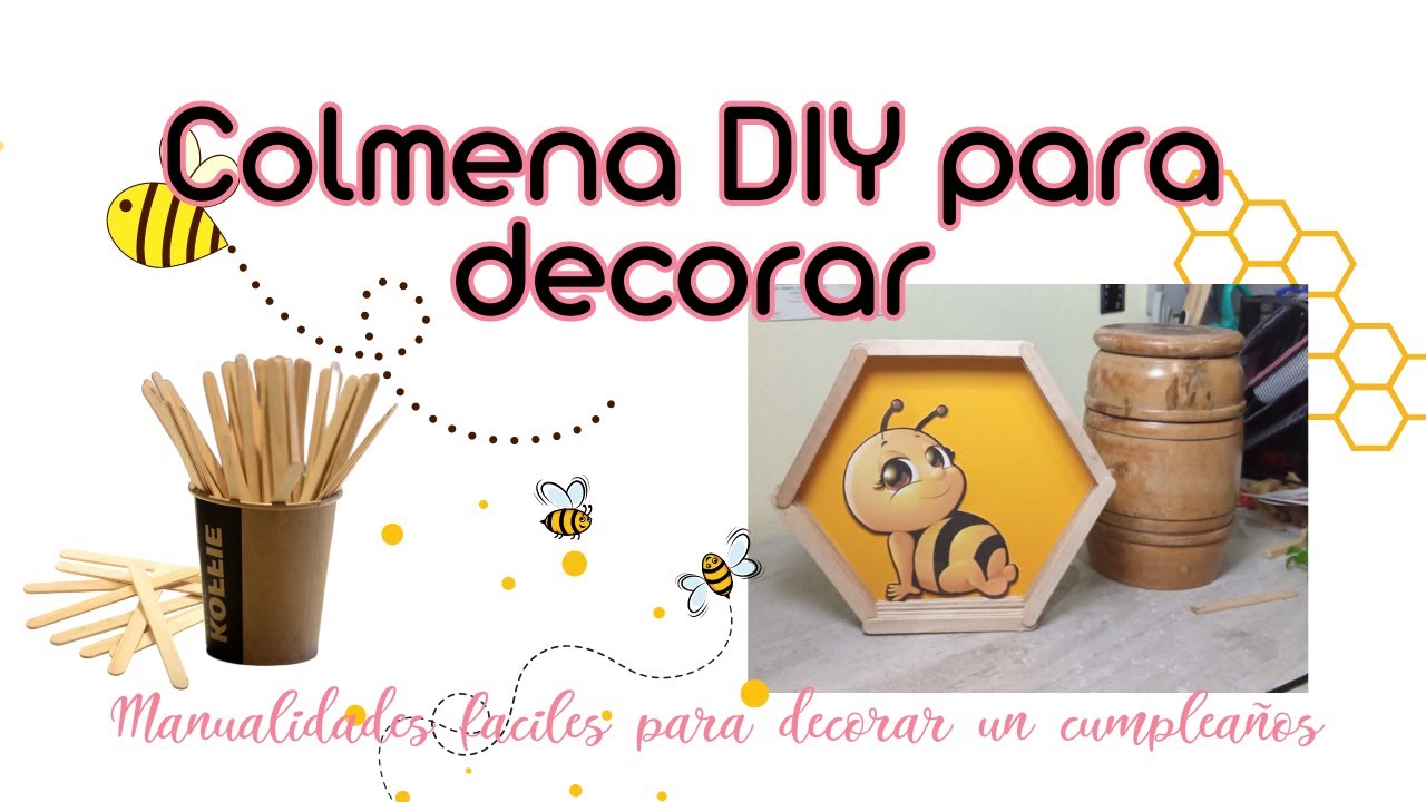 Increible colmena DIY para decorar - YouTube