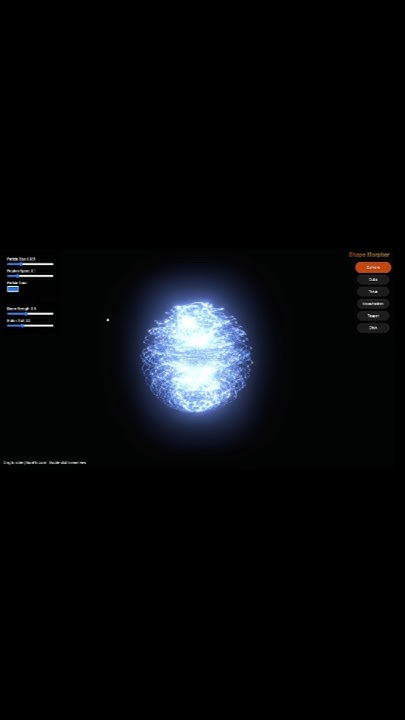 Morphing Matters Using Three.js #science #education #coding - YouTube