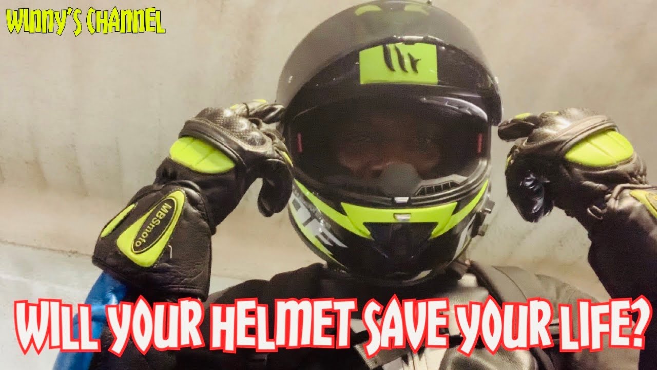 Will your helmet save your life? // motorcycle awareness 👍🏾 - YouTube