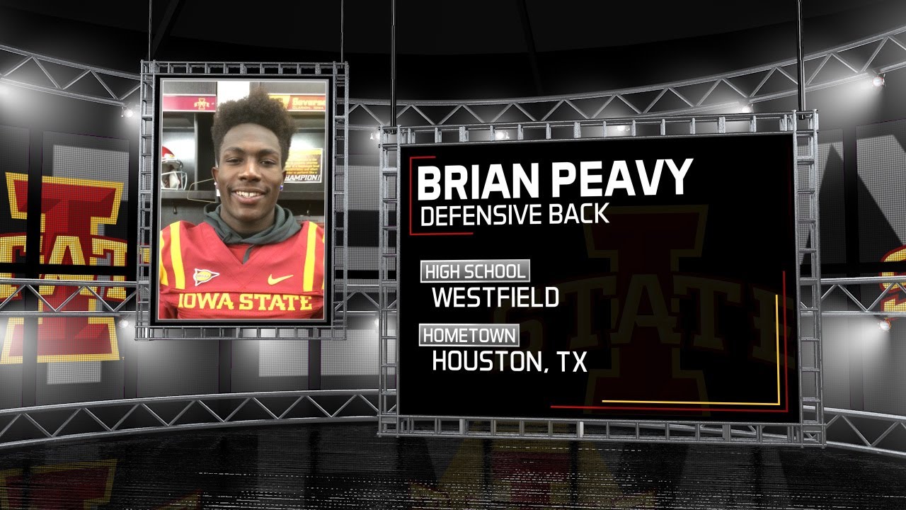 Brian Peavy: 2014 Iowa State Football National Signing Day - YouTube