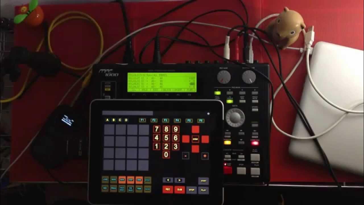 JJOS2XL の MPC1000 リモコン を TouchOSC (iPad)で作った。 - YouTube