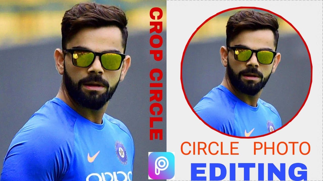 Photo ko round crop kaise kare| Crop in a circle | picsArt Photo ...