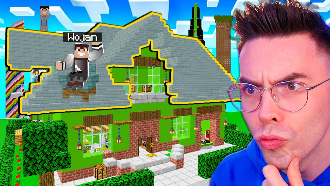 TAJNA BAZA na DACHU PALIONA w Minecraft! - YouTube