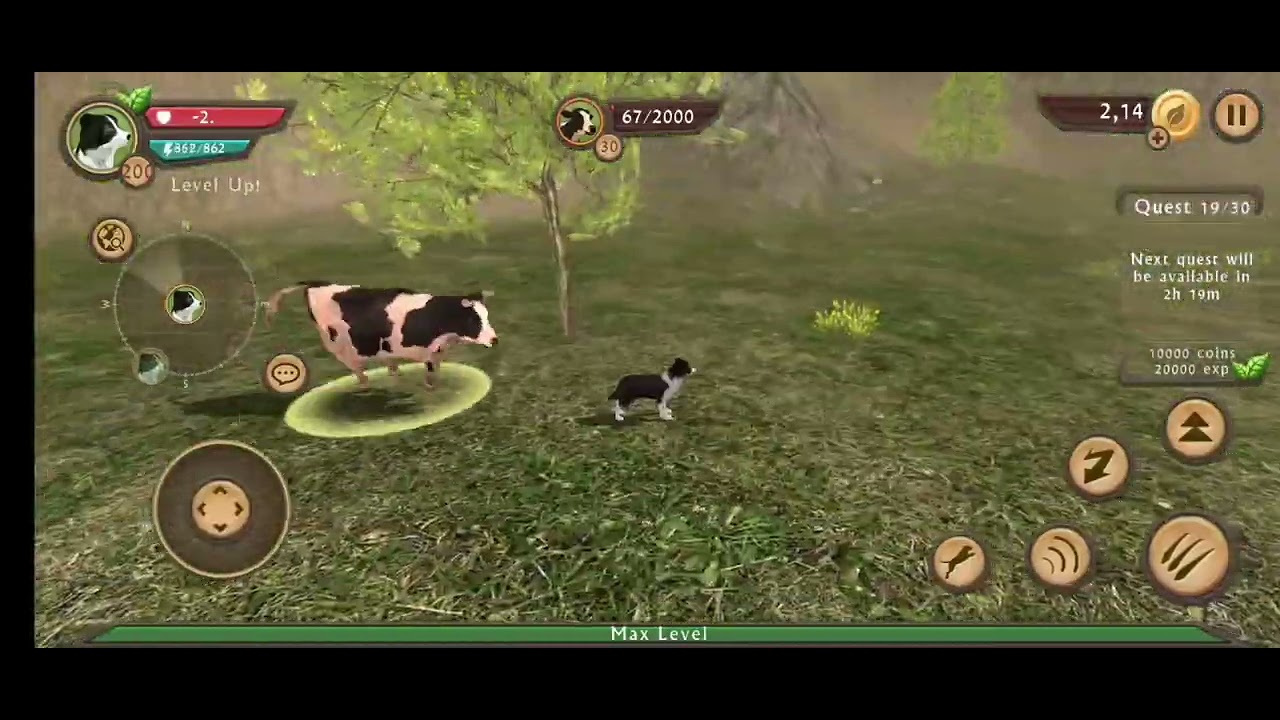 Dog Sim - Bringing Angry Cow to Boss Robo-Dog and Defeat them Together ...
