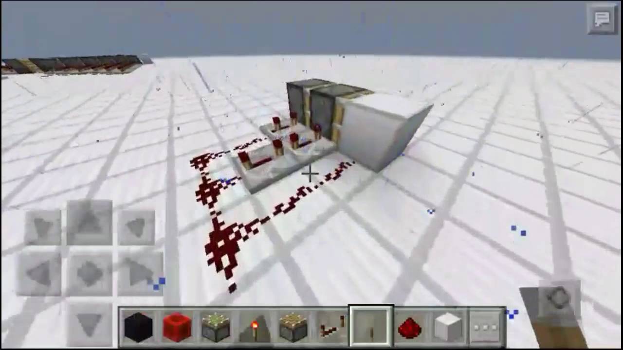 Redstone simples e fácil MCPE 0.15.2 - YouTube