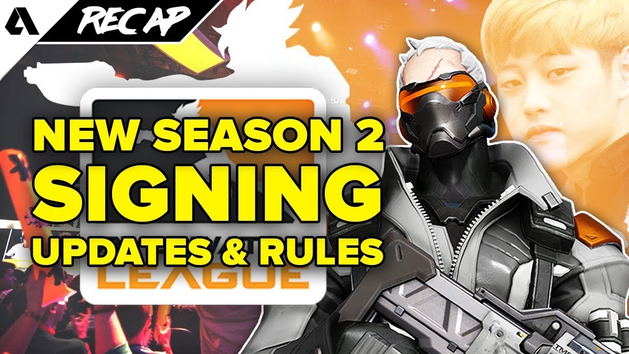 OWL Season 2 Player Signing News, Overwatch Contenders Update & Rascal ...