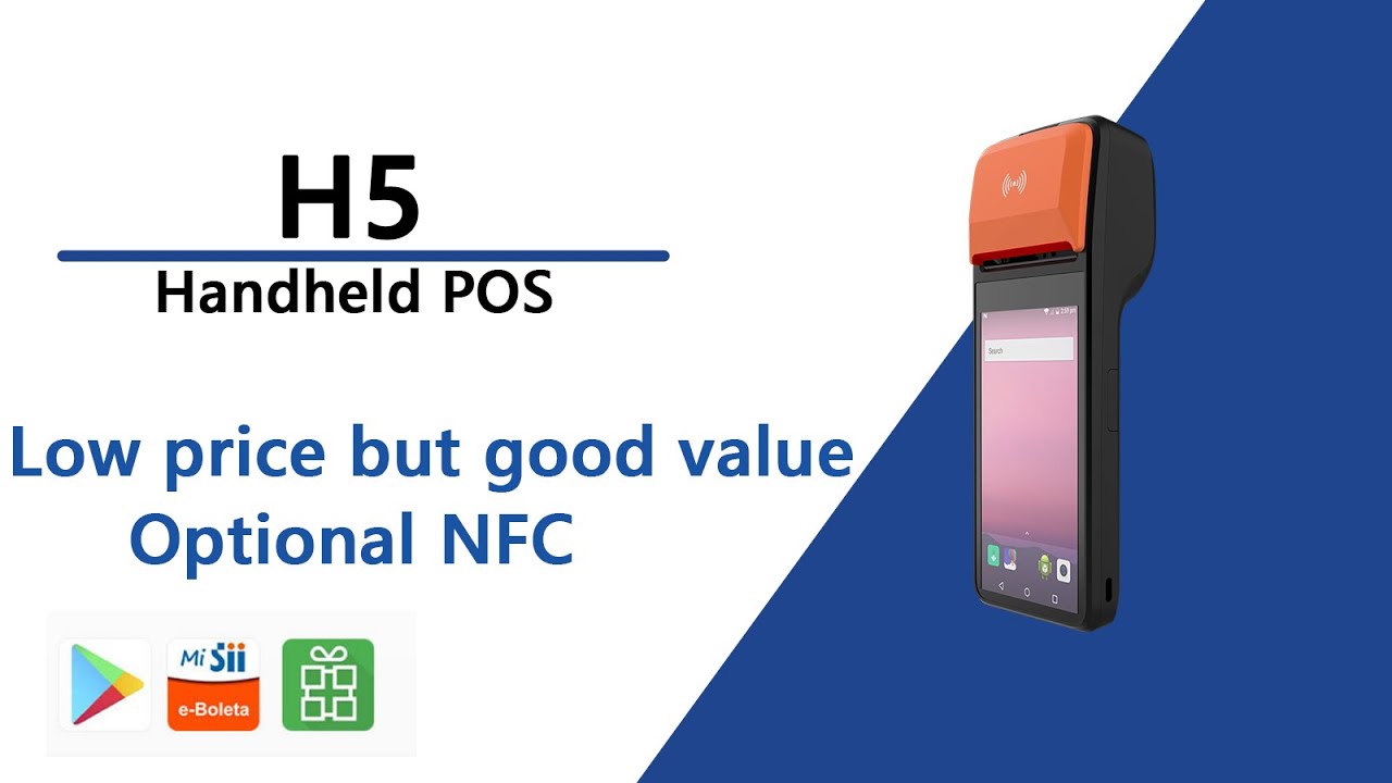 TOTALPOS H5 5 inch pos terminal - YouTube