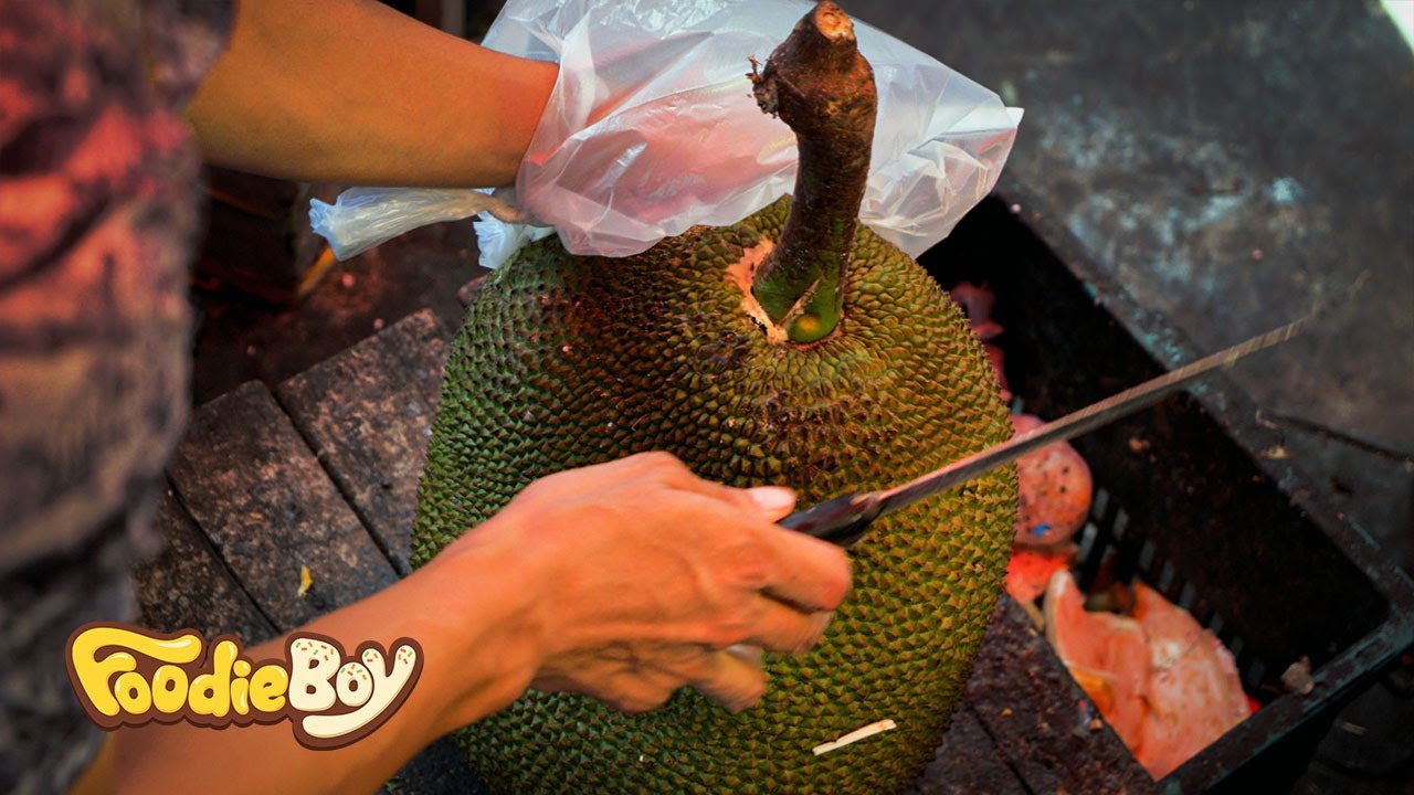 Amazing Biggest Size! Jackfruit and Coconut Cutting Skills - Thai ...