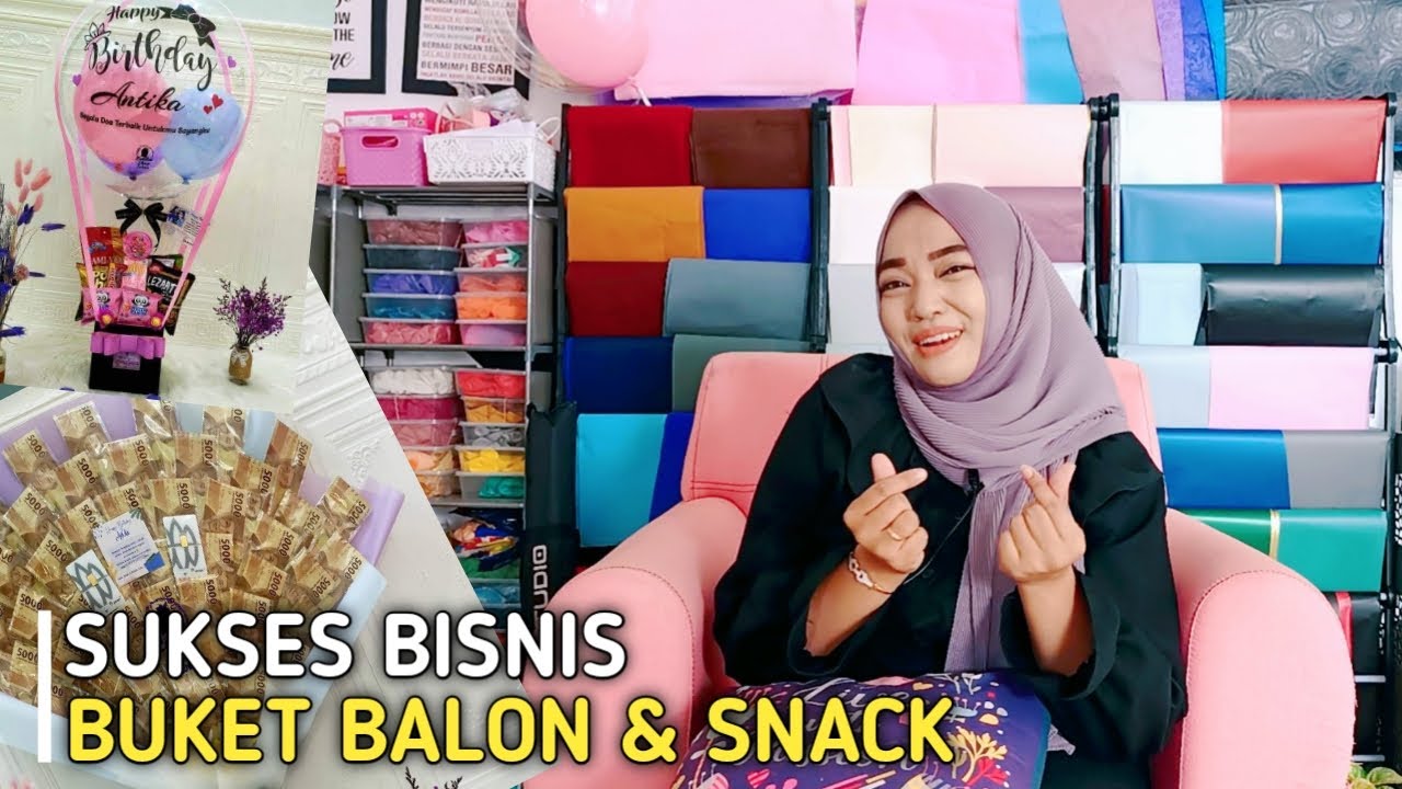 Sukses bisnis Buket balon isi Snack untung Berlipat !!! - YouTube