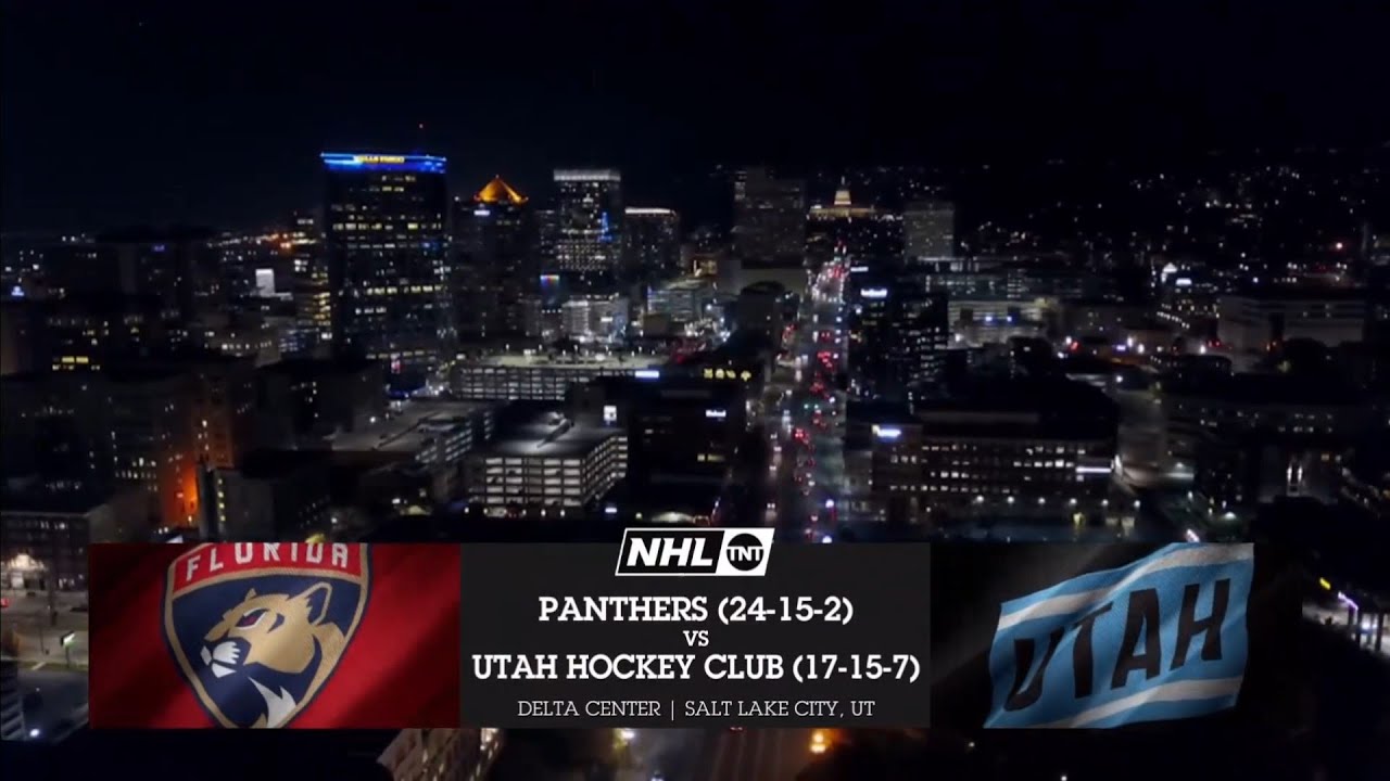 NHL on TNT intro | FLA@UTAH | 1/8/2025 - YouTube