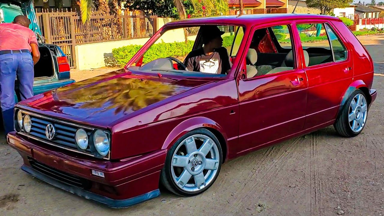ANOTHER MAROON VW GOLF MK1 BUILD 💕 MADAGA FINISHING UP LEKWAPA 'S CITI ...