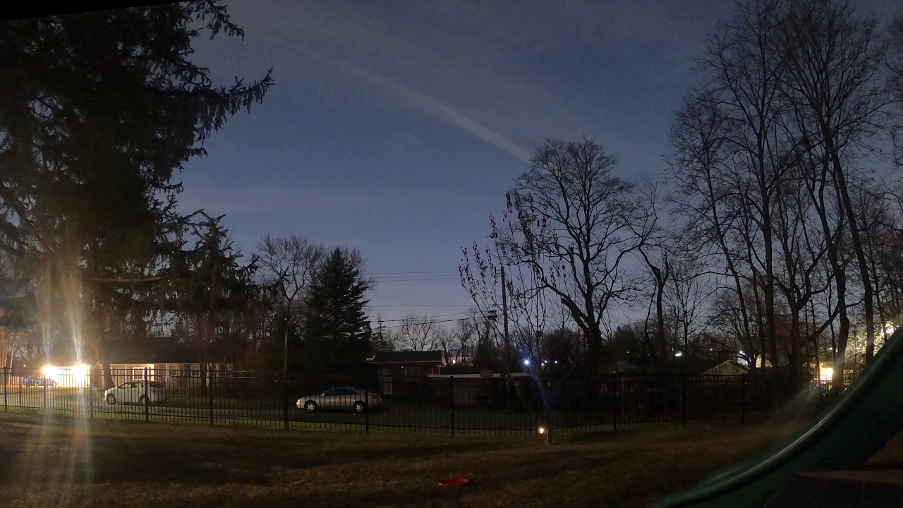 Time Lapse Last Night - YouTube