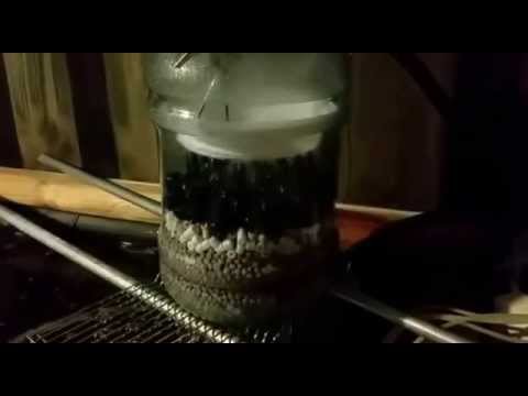 wet/dry pond filter DIY gravel filter addon #4
