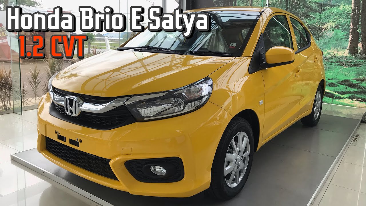 All New Honda Brio Satya E CVT 2021 Review - Indonesia - YouTube
