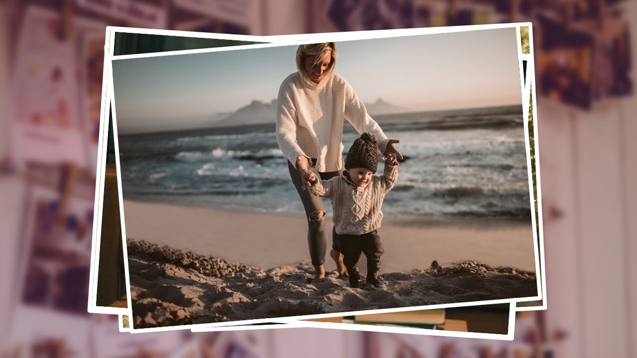 Memory Lane Family Photo Slideshow | PowerPoint Template for Weddings ...
