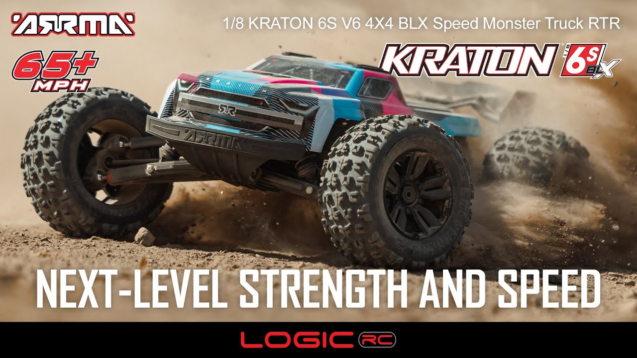 ARRMA 1/8 KRATON 6S 4X4 BLX Speed Monster Truck RTR - YouTube