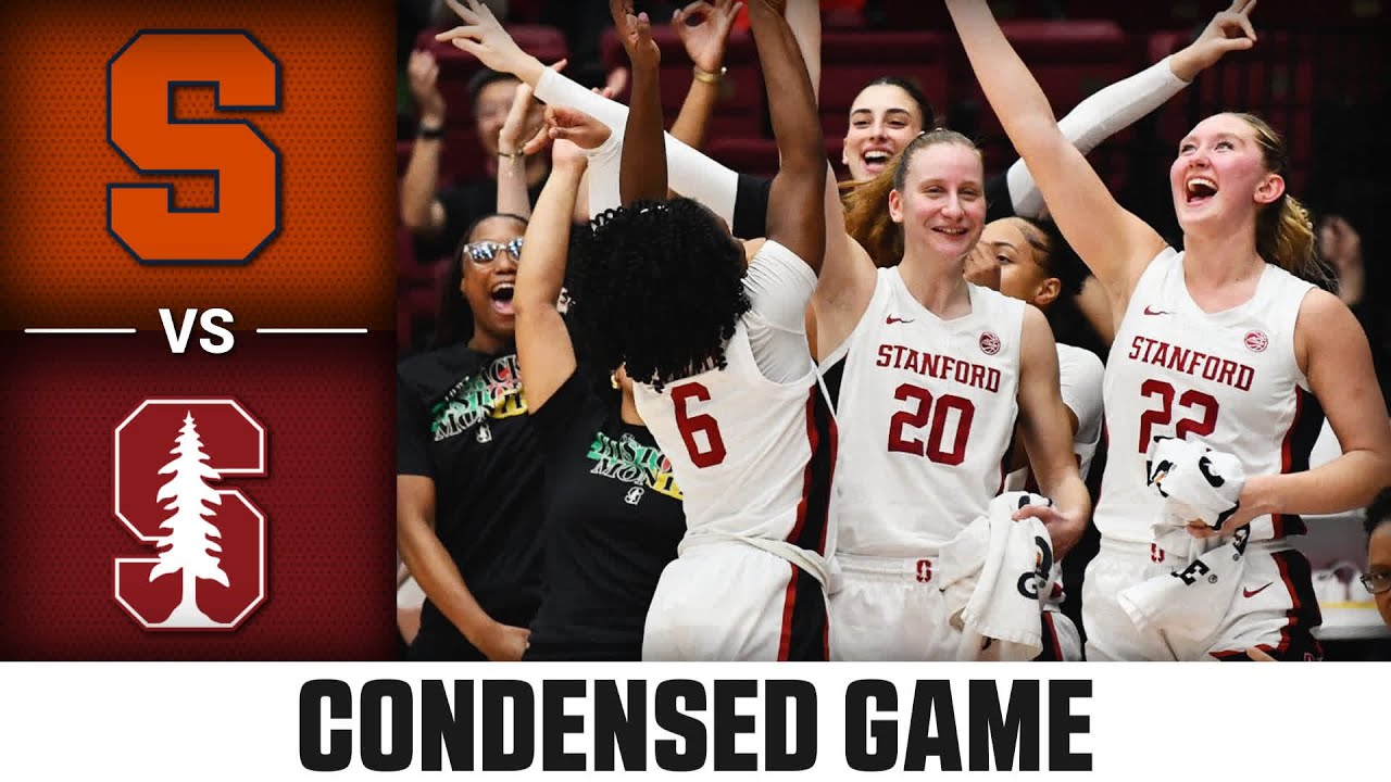 Syracuse vs. Stanford Condensed Game | 2024-25 ACC Women's Basketball ...