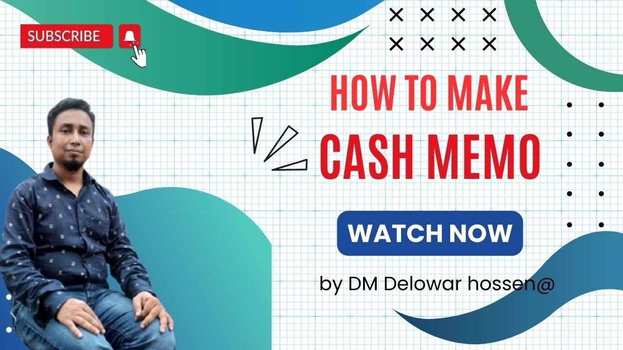 How to Make Printable Cash Memo and Restaurant Bill in MS Word in ...