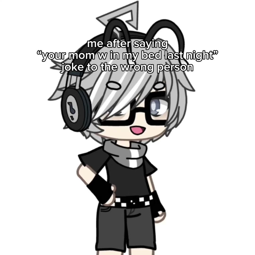 gulp.. *tugs collar* /j // #gacha #gachafandom #relateable # ...